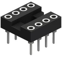 China DIP Connector 2.54mm Pitch 1A Current Rating Through Hole for Automotive for sale