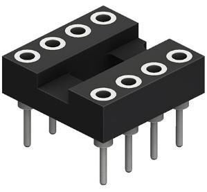 China DIP Connector 2.54mm Pitch 1A Current Rating Through Hole for Automotive for sale