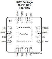 China TPS53316RGTR Buck Switching Regulator IC 5A Adjustable 0.6V to 4.8V QFN 3x3mm for sale