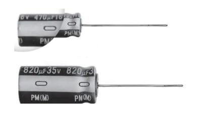 China UPM1V220MDD1TD Aluminum Electrolytic Capacitors Radial 2000 Hrs 22uf 35v Capacitor for sale