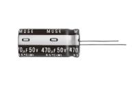 China UKZ1E221MHM Aluminum Electrolytic Capacitors 220uf 25v Capacitor 1000 Hrs 85C for sale