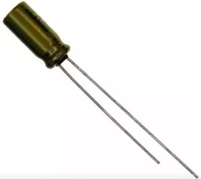 China UFW1H100MDD 10uF 50V Aluminum Electrolytic Capacitors Radial Can 2000 Hrs 85 Degree for sale