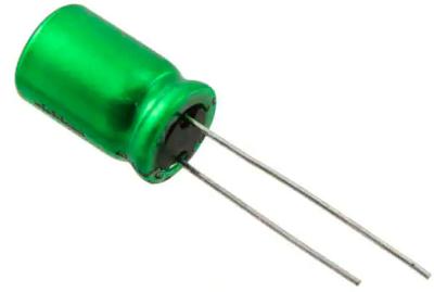 China Radial Aluminum 100uF 25V Electrolytic Capacitor UES1E101MPM For Audio for sale