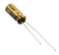 China UFG1E220MDM Radial Aluminum Electrolytic Capacitors 22uF 25V Electrolytic Capacitor for sale