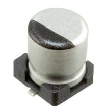 China UCD1V100MCL1GS Aluminum Electrolytic Capacitors Radial 10uF 35V Electrolytic Capacitor for sale