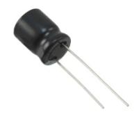 China Aluminum 220uF 35V Electrolytic Capacitor Radial Can 7000 Hrs 105degree UHE1V221MPD6 for sale