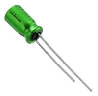 China UES1E220MEM Radial Aluminum Electrolytic Capacitors 22uF 25V Electrolytic Capacitor for sale