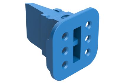 China Blue DIP Connector 2.54mm Pitch Gold Plated Phosphor Bronze Contacts 2-64 Pins Through Hole for sale