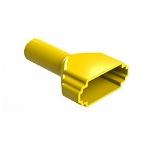 China Yellow DIP Connector 2.54mm Pitch Gold Plating 2-64 Contacts -55°C to +105°C for sale