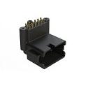 China DIP Connector 2.54mm Pitch Gold Plated Through Hole -55°C to +125°C for sale