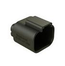 China Amphenol AT04-4P-BM03 DIP Connector Metal Shell Black -55°C to +125°C ROHS for sale