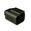 China Amphenol AT04-2P-BM03 DIP Connector Metal Shell -55°C to +125°C Black for sale