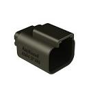 China Amphenol DIP Connector AT04-2P-BM02 Metal Shell -55°C to +125°C Black for sale