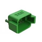 China Amphenol AT04-08PC-BM03 DIP Connector Green Thermoplastic Shell -55°C to +125°C for sale