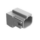 China Amphenol DIP Connector Grey Thermoplastic Shell -55°C to +125°C ROHS for sale
