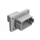 China Thermoplastic DIP Connector -55°C to +125°C Gray ROHS for sale