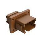China Thermoplastic DIP Connector -55°C to +125°C Multiple Terminal Types Brown for sale