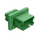 China Green DIP Connector Thermoplastic Shell -55°C to +125°C ROHS Certified for sale