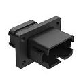 China Thermoplastic DIP Connector featuring multiple terminal types and black shell designed for stable performance in temperature extremes for sale