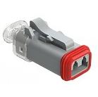 China DIP Connector Gray Thermoplastic Shell -55°C to +125°C ROHS Certified for sale
