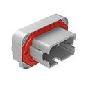 China Amphenol AT15-12PA-BM18 DIP Connector Gray Thermoplastic -55°C to +125°C for sale