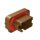 China Amphenol AT13-12PD-BM19 DIP Connector Thermoplastic Housing -55°C to +125°C ROHS for sale