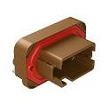 China Thermoplastic Shell DIP Connector -55°C to +125°C ROHS Certified Amphenol AT13-12PD-BM18 for sale