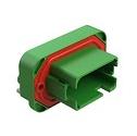 China Amphenol DIP Connector Thermoplastic Shell -55°C to +125°C ROHS for sale
