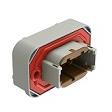 China Thermoplastic DIP Connector -55°C to +125°C Gray Shell with Various Terminal Types for sale
