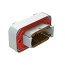 China Versatile DIP Connector with gray thermoplastic shell and multiple terminal options suitable for harsh temperature environments for sale