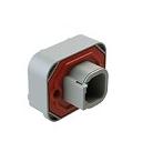 China Thermoplastic Shell DIP Connector Gray -55°C to +125°C Multiple Terminal Configurations for sale