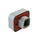 China Thermoplastic DIP Connector -55°C to +125°C Multiple Terminal Types Gray for sale
