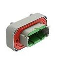 China Thermoplastic DIP Connector -55°C to +125°C Gray Shell with Multiple Terminal Options for sale