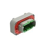 China Thermoplastic shell DIP Connector with multiple terminal types designed for operating temperature range minus 55 to plus 125 degrees Celsius for sale
