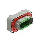 China Thermoplastic Shell DIP Connector -55°C to +125°C Multiple Terminal Types Gray for sale