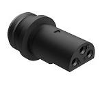China Thermoplastic Shell DIP Connector -40°C to +105°C Black ROHS for sale