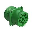 China Green Thermoplastic DIP Connector -55 to 125°C with Multiple Terminal Types for sale