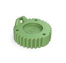 China Amphenol AHDC-16-9-OBDGN DIP Connector Green Thermoplastic ROHS 16-Pin for sale