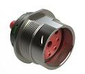 China Amphenol DIP Connector Zinc Alloy Housing Nickel Plated -55°C to +125°C Industrial for sale