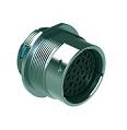 China Amphenol DIP Connector Zinc Alloy Nickel Plated Housing -55°C to +125°C ROHS for sale
