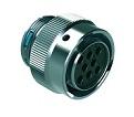China Amphenol DIP Connector Zinc Alloy Nickel Plated Housing -55°C to +125°C ROHS for sale