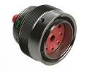 China Amphenol AHDM06-24-09PN DIP Connector Black Zinc Alloy Nickel Plated -55°C to +125°C for sale