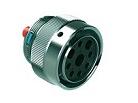China Amphenol DIP Connector AHDM06-24-09SR Zinc Alloy Nickel Plated -55°C to +125°C for sale