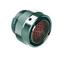China Amphenol AHDM06-24-31PT DIP Connector Zinc Alloy Nickel Plated -55°C to +125°C for sale