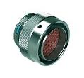 China Amphenol DIP Connector Zinc Alloy Nickel Plated Housing -55°C to +125°C ROHS for sale