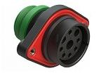 China Amphenol DIP Connector Black Thermoplastic Housing -55°C to +125°C ROHS for sale