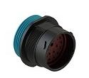 China Thermoplastic DIP Connector Black -55°C to +125°C Multiple Terminal Types for sale