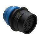 China Amphenol DIP Connector Black Thermoplastic Housing -55°C to +125°C ROHS for sale