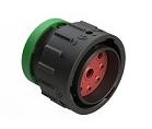 China Amphenol DIP Connector AHDP06-24-09PN-BRA Thermoplastic Housing -55°C to +125°C for sale