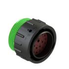 China Amphenol DIP Connector Black Thermoplastic Housing -55°C to +125°C ROHS for sale